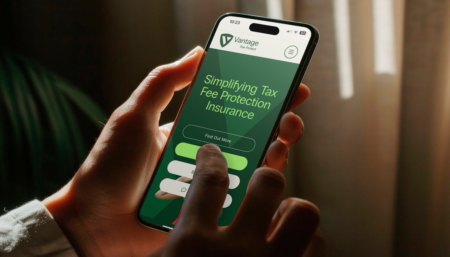 Fee Protection Insurance - Tax Fee Protection - Vantage Fee Protect